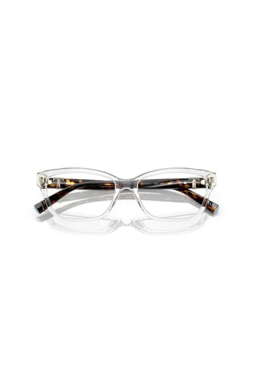 Tiffany & Co. Rectangle Full Rim Acetate Eyeglasses