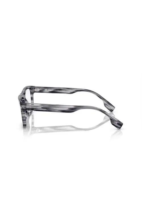Burberry 55mm Square Full Rim Optical Glasses - Grey