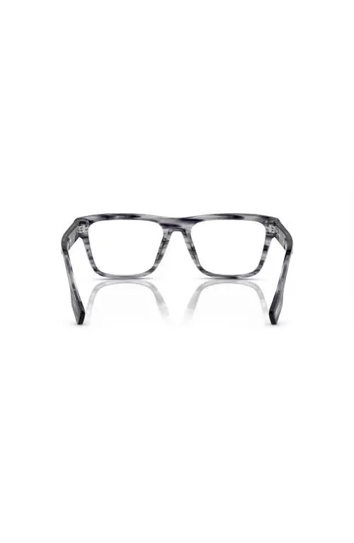 Burberry 55mm Square Full Rim Optical Glasses - Grey