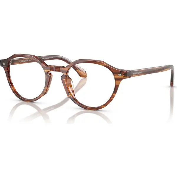 Giorgio Armani 49mm Phantos Optical Glasses - Tortoise
