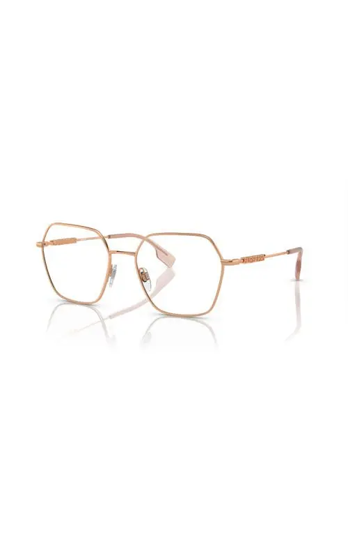 Burberry 54mm Irregular Eyeglasses - Pink