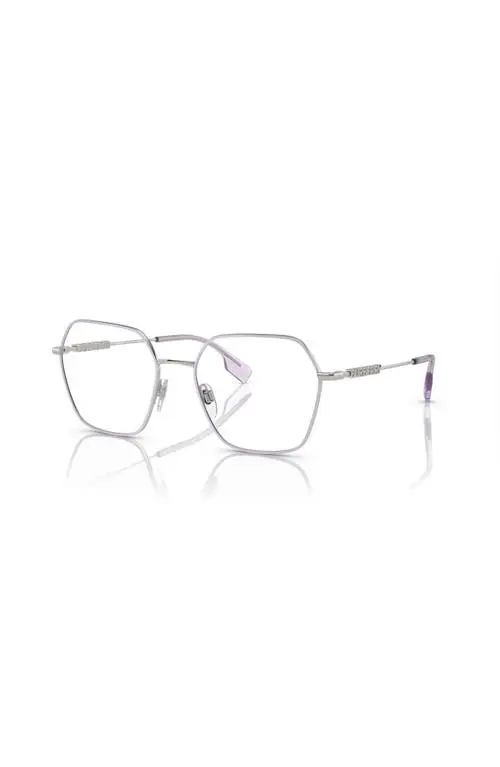 Burberry 54mm Irregular Eyeglasses - Violet