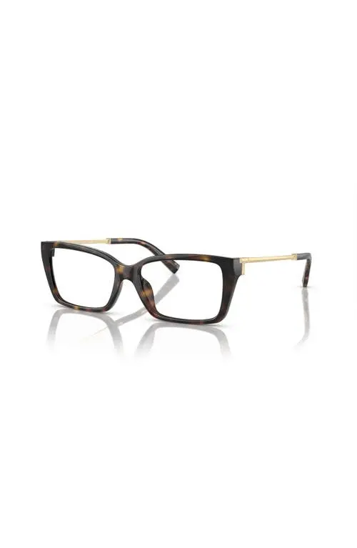 Tiffany & Co. 52mm Rectangle Eyeglasses - Tortoise