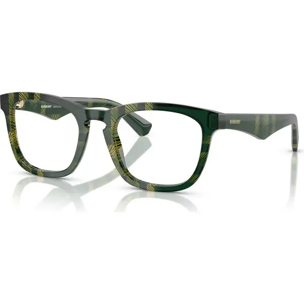Burberry 53mm Square Optical Glasses - Green