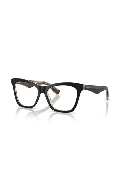 Burberry 54mm Cat Eye Optical Glasses - Black