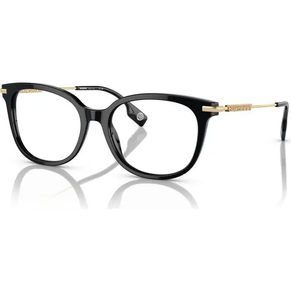 Burberry 53mm Square Optical Glasses - Black