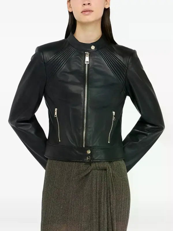 Liu Jo Zip-front Leather Jacket