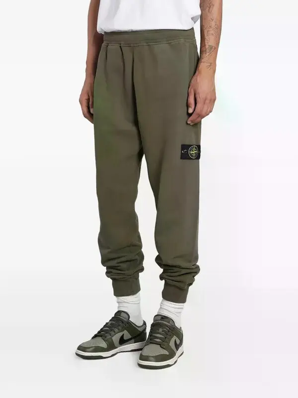 Stone Island Logo-patch Cuffed Track Pants