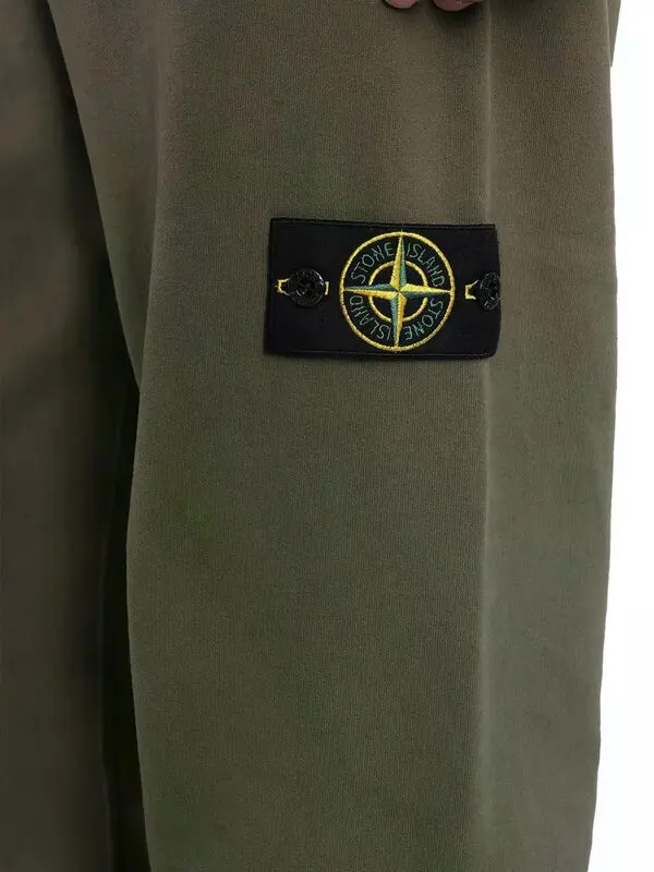 Stone Island Logo-patch Cuffed Track Pants
