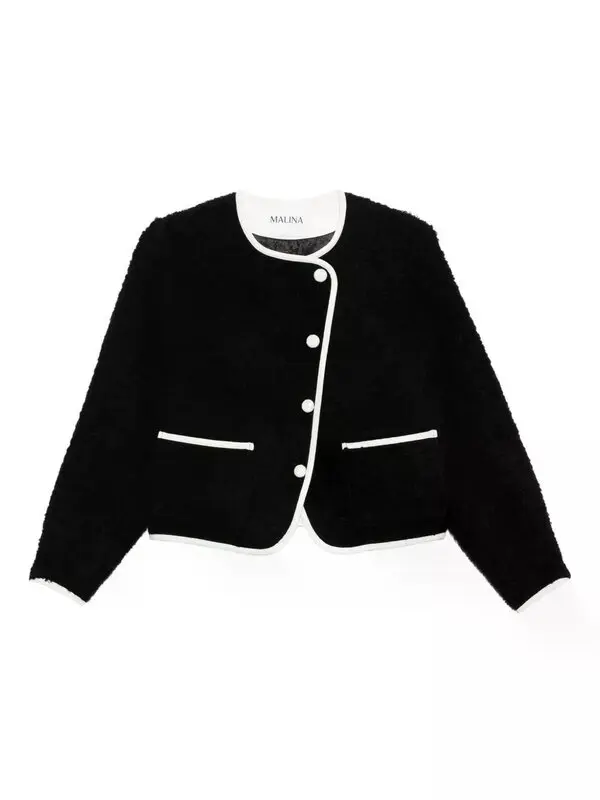 MALINA Buttoned Cropped Jacket