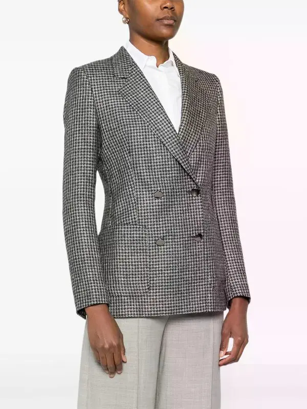 Tagliatore Houndstooth Single-breasted Blazer