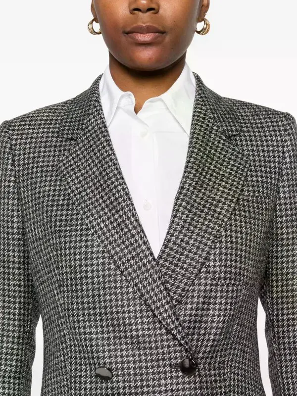 Tagliatore Houndstooth Single-breasted Blazer