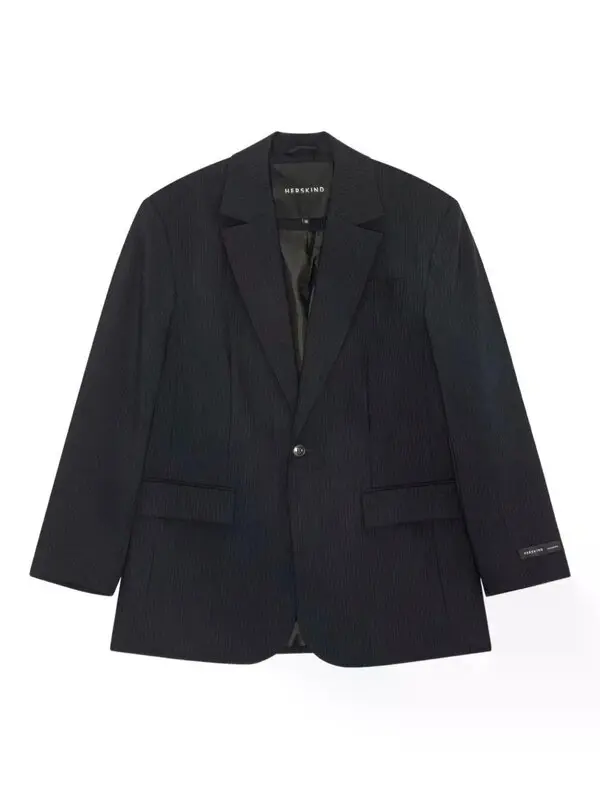 HERSKIND Pinstripe Single-breasted Blazer