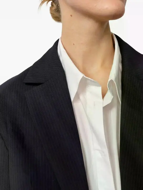 HERSKIND Pinstripe Single-breasted Blazer