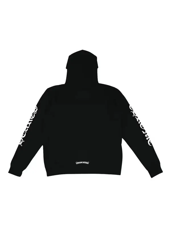 Chrome Hearts Vertical Logo Hoodie - Black