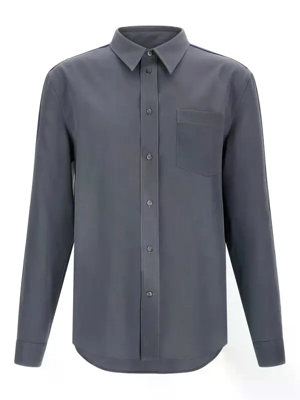 Marni Stripe-detail Virgin Wool Shirt
