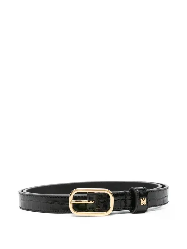 Amiri Buckle Belt - Black