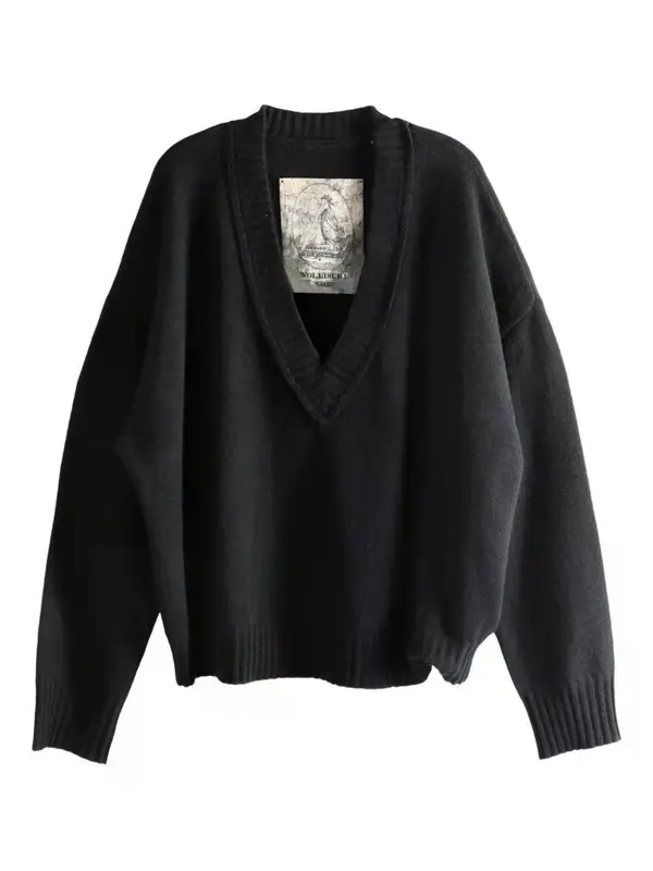 ZIGGY CHEN V-neck Wool Sweater