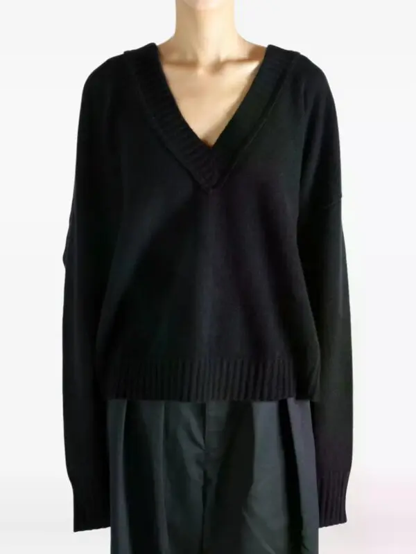 ZIGGY CHEN V-neck Wool Sweater