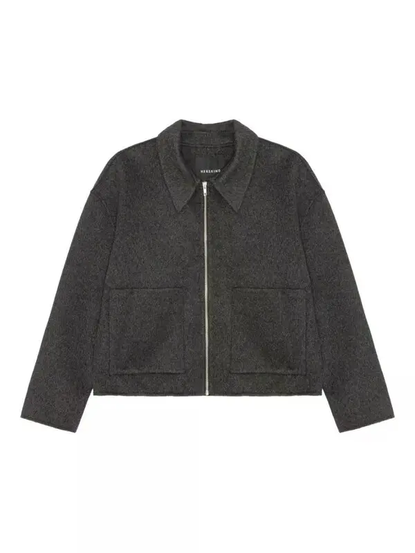 HERSKIND Zip-front Patch-pocket Jacket