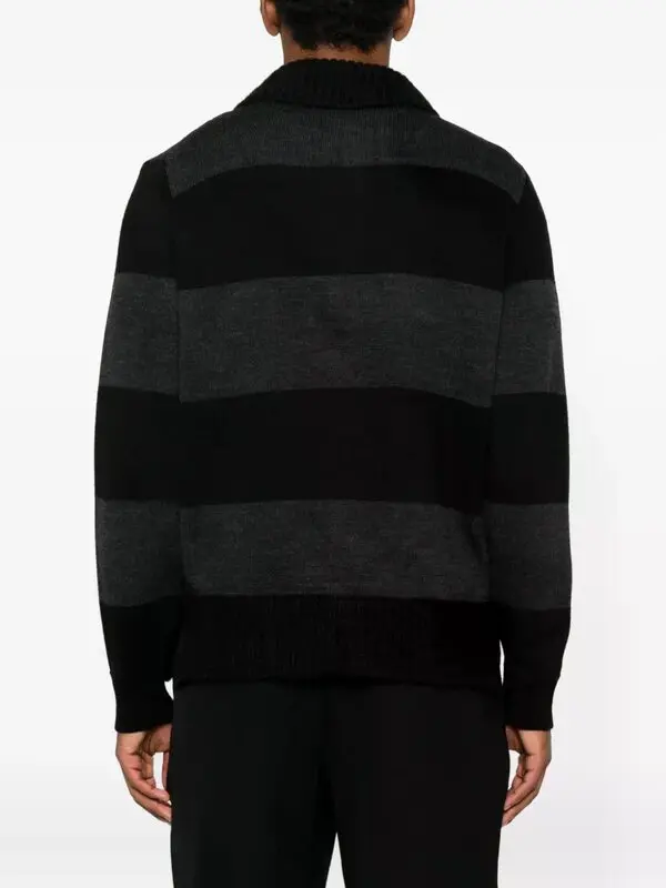 Simone Rocha Embellished Striped Cardigan