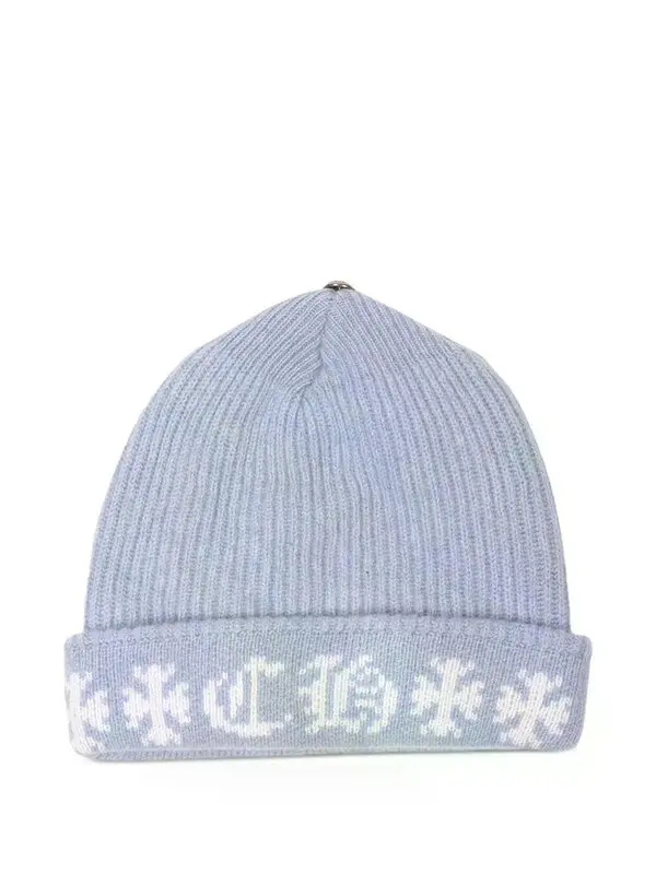 Chrome Hearts Cashmere Beanie - Blue