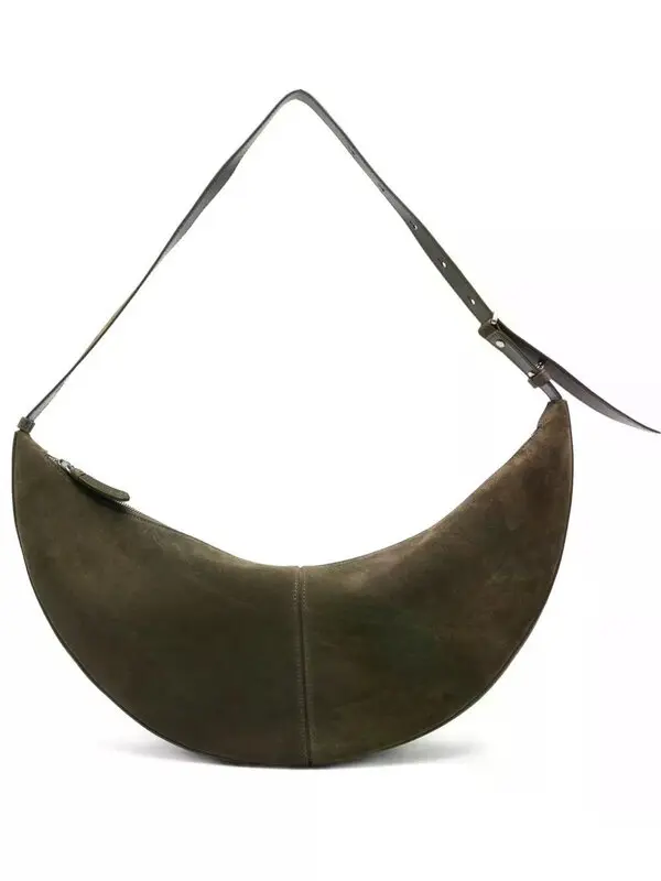 Proenza Schouler Slide Suede Shoulder Bag - Green