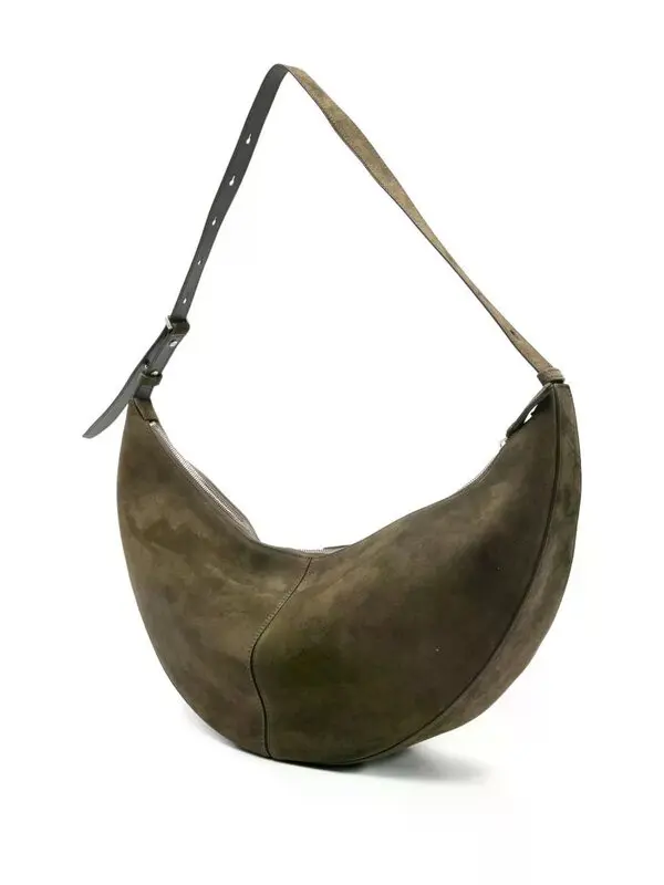 Proenza Schouler Slide Suede Shoulder Bag - Green