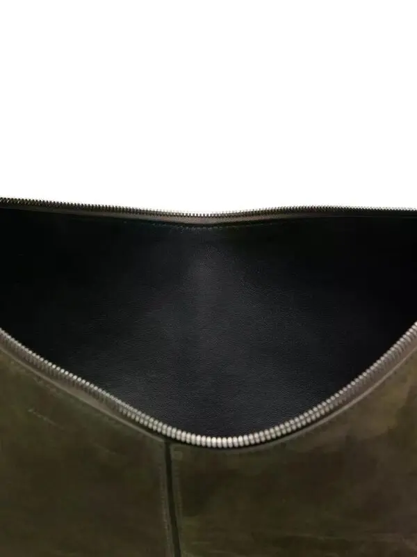 Proenza Schouler Slide Suede Shoulder Bag - Green