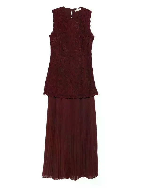 Ulla Johnson Macramé Pleated Dress