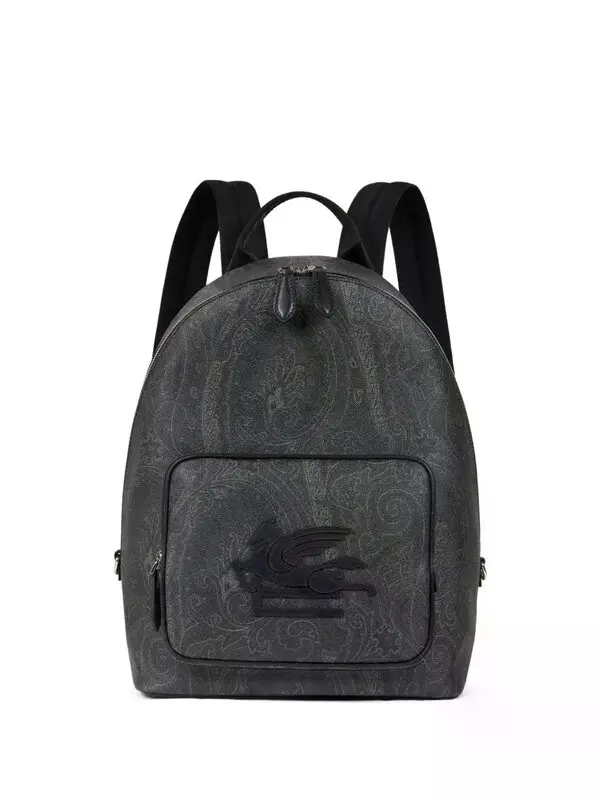 Etro Paisley-pattern Backpack - Grey