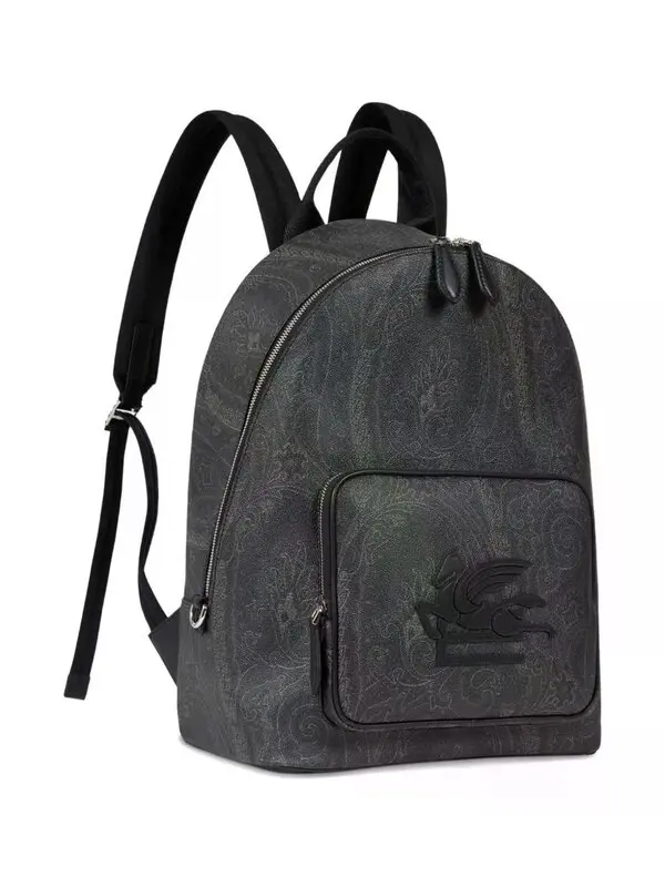 Etro Paisley-pattern Backpack - Grey