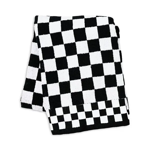 MACKENZIE-CHILDS Check Bath Towel - Black Check