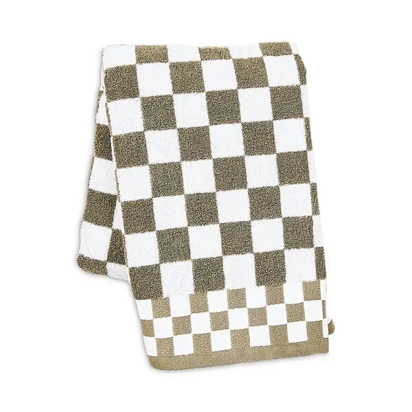 MACKENZIE-CHILDS Check Bath Towel - Mocha Check