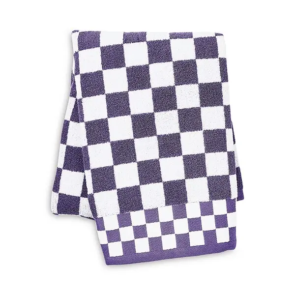 MACKENZIE-CHILDS Check Bath Towel - Plum Check