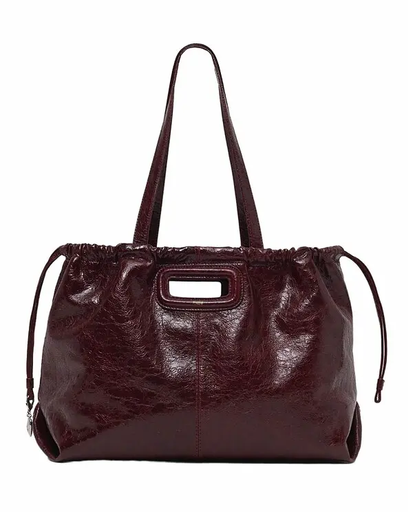 Maje Miss M Tote - Burgundy