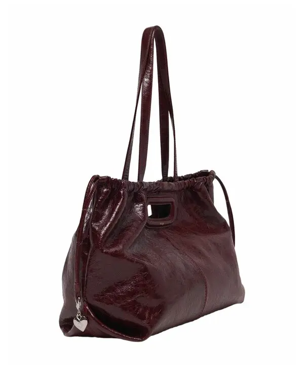 Maje Miss M Tote - Burgundy