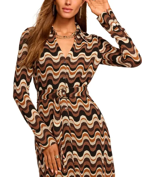 Ramy Brook Lydia Swirl Print Dress