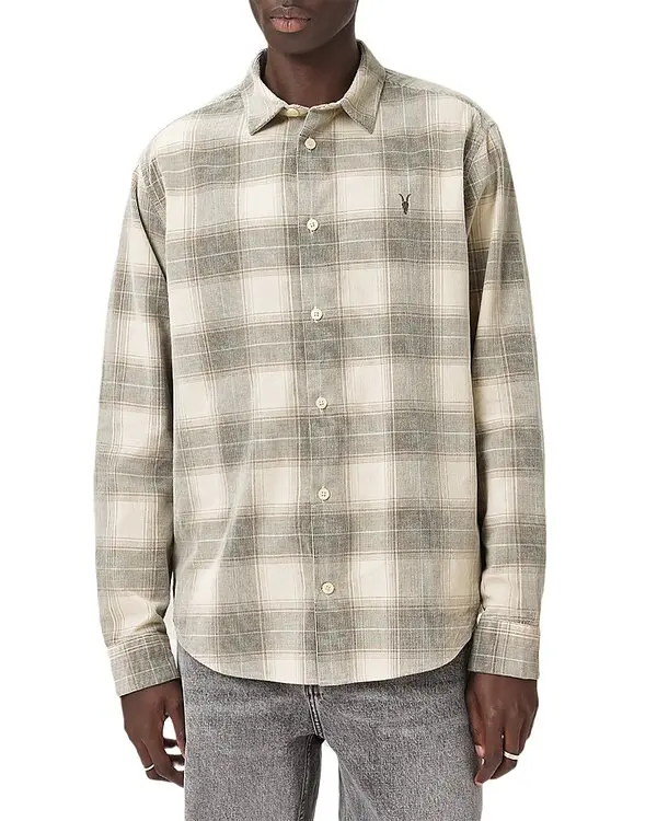 ALLSAINTS Yuki Relaxed Fit Long Sleeve Shirt