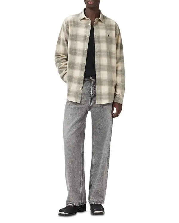ALLSAINTS Yuki Relaxed Fit Long Sleeve Shirt
