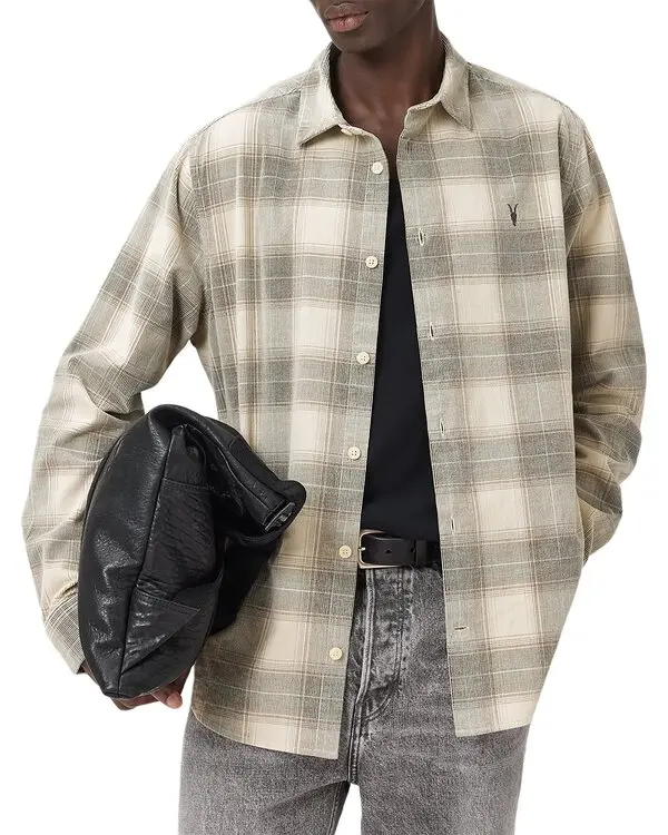 ALLSAINTS Yuki Relaxed Fit Long Sleeve Shirt