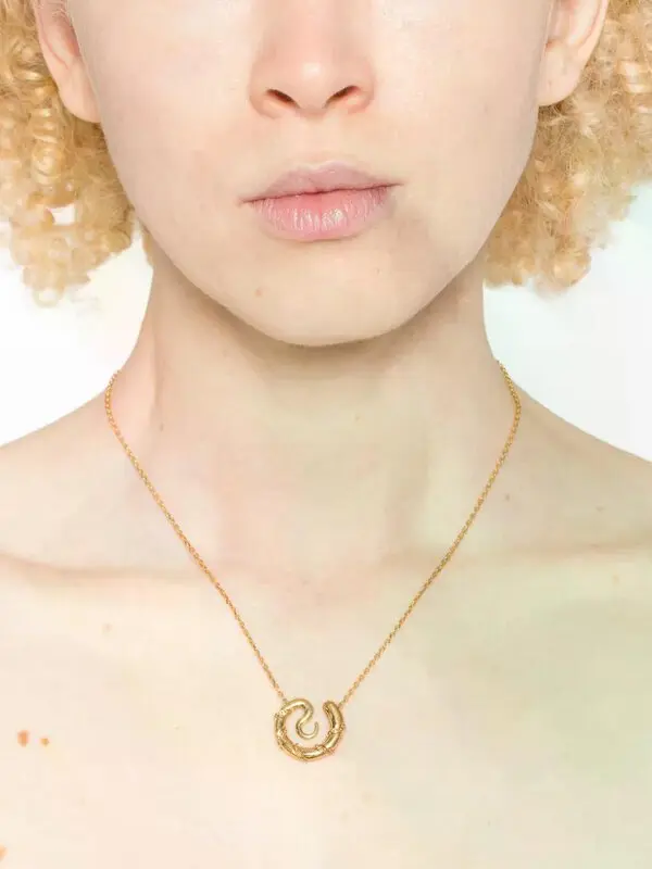 PANCONESI Serpent Medallion Chain Necklace
