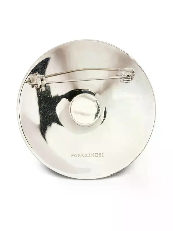 PANCONESI Lamina Barbell Brooch