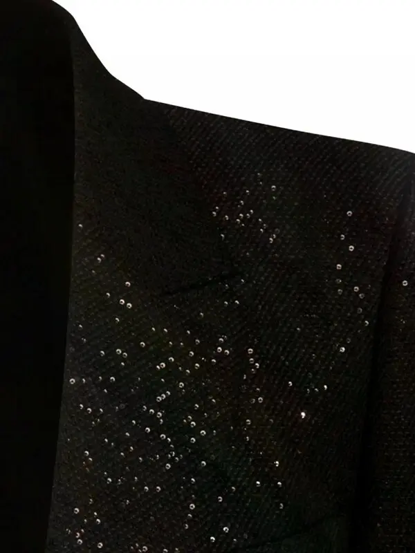TOM FORD Sequin-embellished Single-breasted Blazer - Black