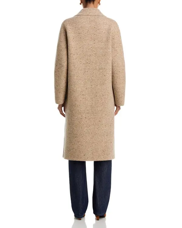 Co Wool-blend Sweater Coat