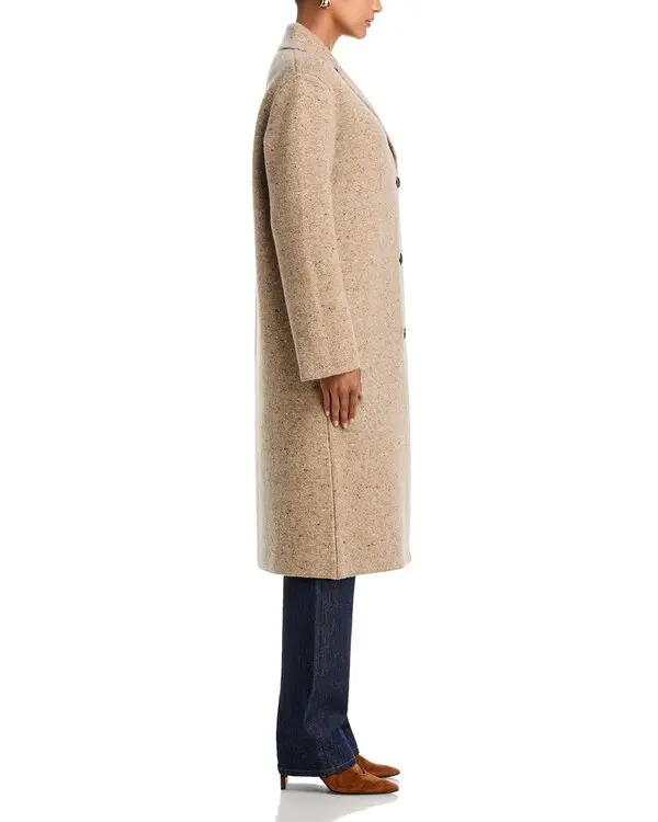 Co Wool-blend Sweater Coat
