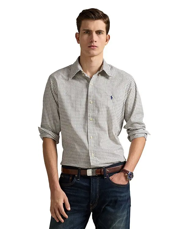 Polo Ralph Lauren Classic Fit Plaid Twill Shirt - Multi