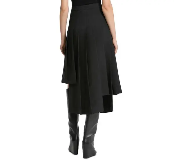 Michael Kors Asymmetrical Pleated Skirt