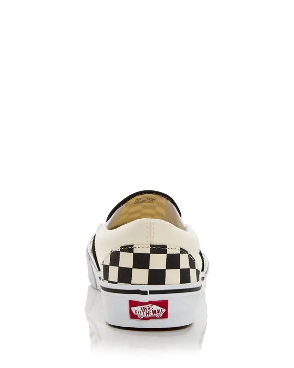 VANS Classic Slip-on Sneakers - Black White Checker