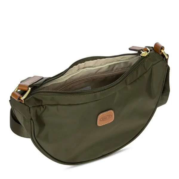 Bric'S X-travel Mini Halfmoon Bag - Olive